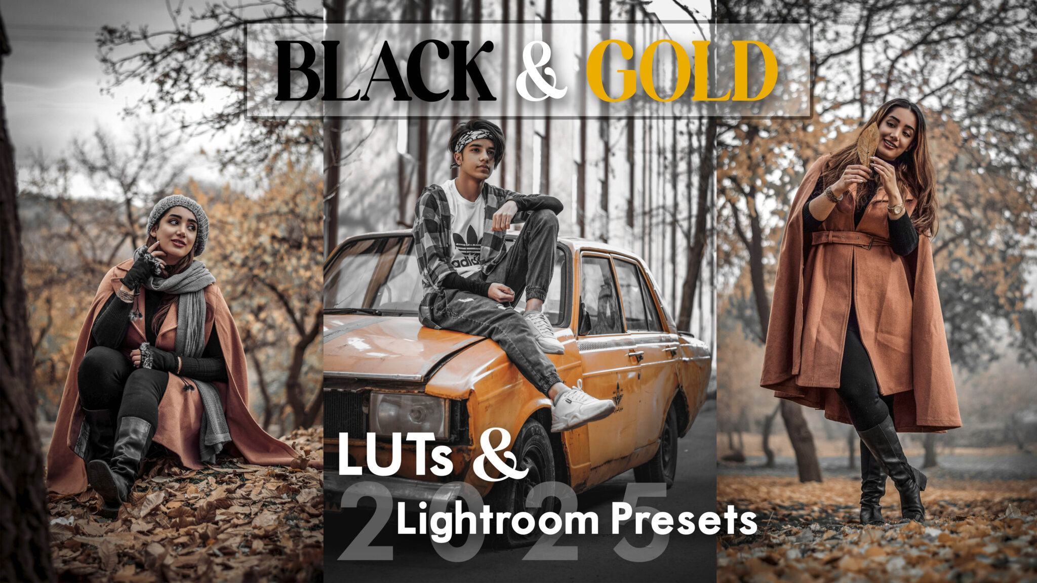 Black and Orange Lightroom Presets, Camera Raw Presets & LUTs 2025 ...
